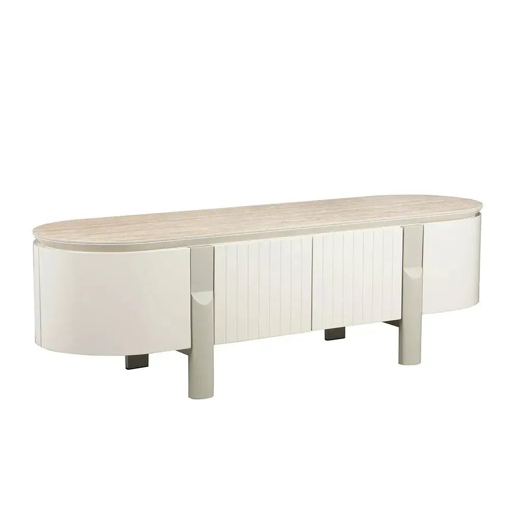 Athena – TV Unit (Matt Cream) – Woometron – Furniture Store